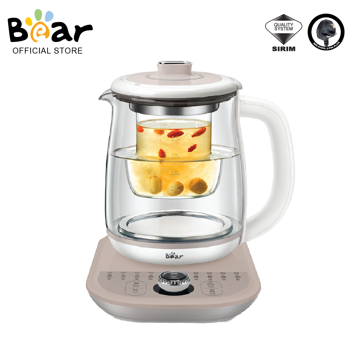 Keep Warm - Adjustable | Double Boiled | 16 Preset Menu | Health Pot 1 ...