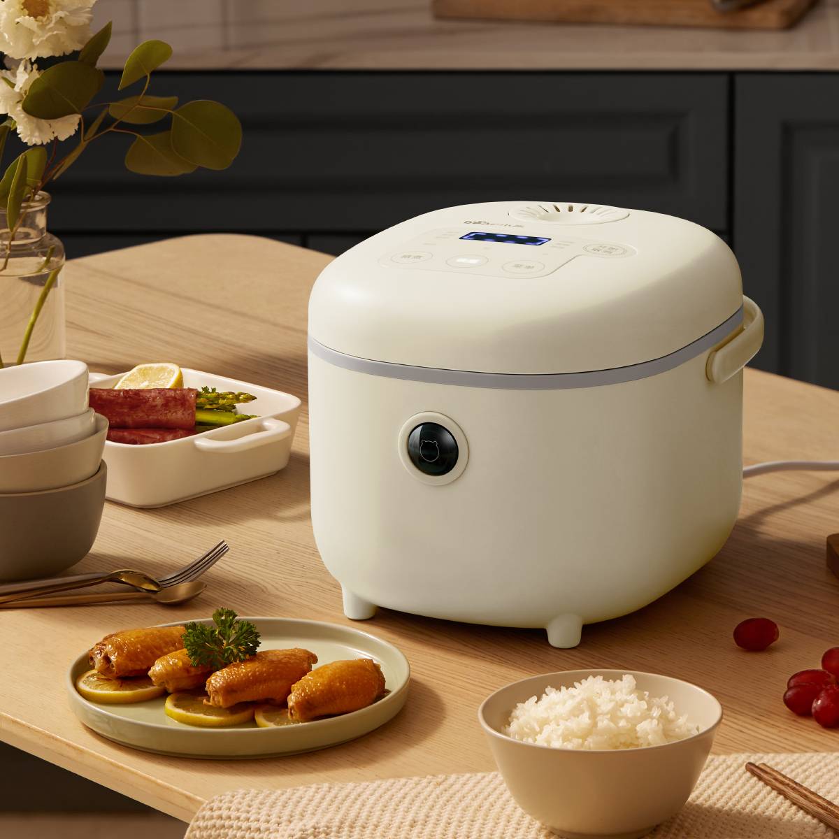 Smart Rice Cooker | Smart Sensor | Fast Cook - Bear Malaysia