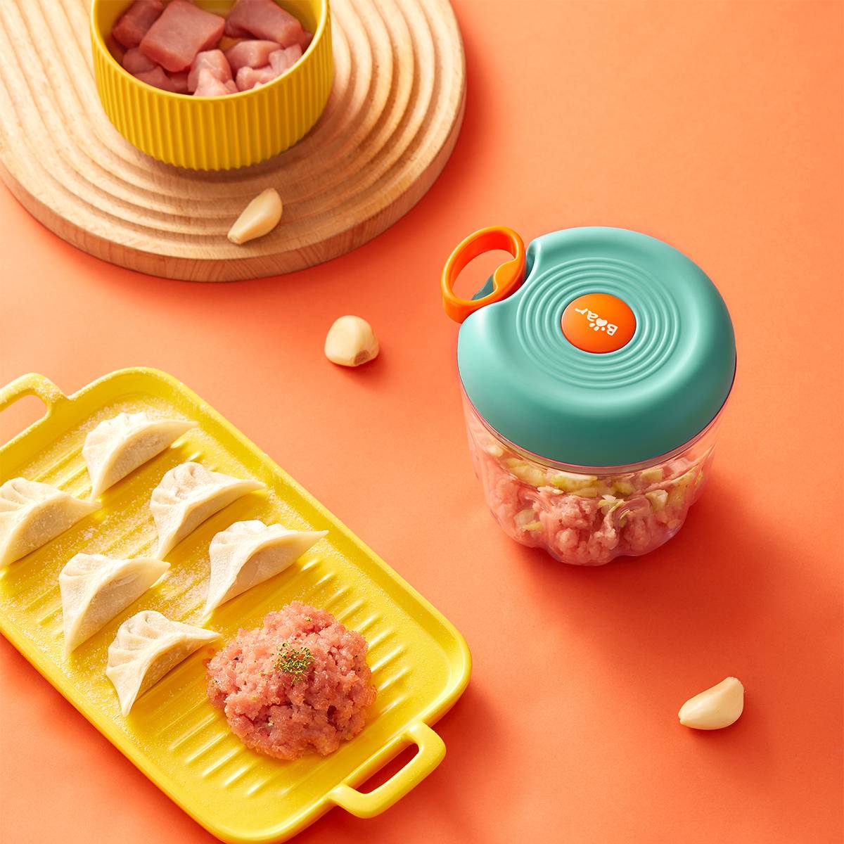 Hand Pull Chopper & Mixer | Portable and Efficient | Bear Malaysia