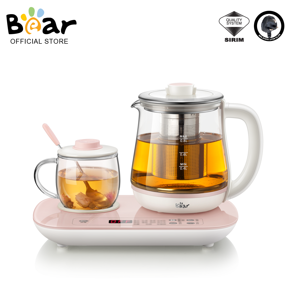 Keep Warm - Adjustable 2 in 1 Health Pot | Bear Malaysia