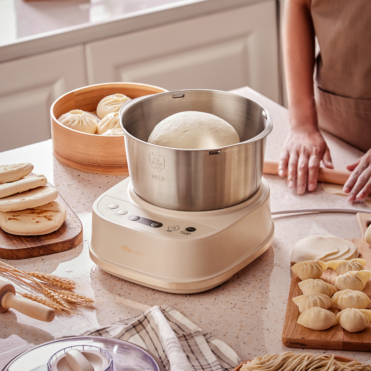 Bear Dough Maker 5.0L - Automatic Multi-Functional Dough Making | 2 ...