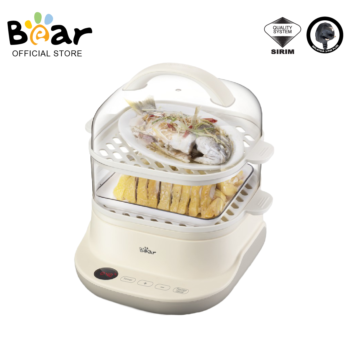 2-Layer Food Steamer | 6 Programs - Bear Malaysia