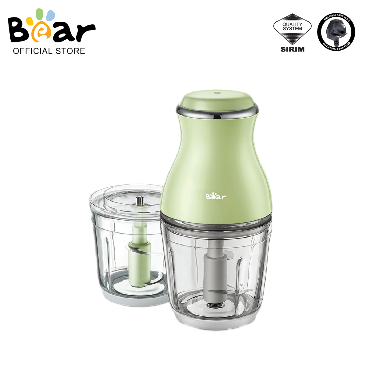 Cyclone 3 Blades Cutter Baby Food Chopper - Bear Malaysia