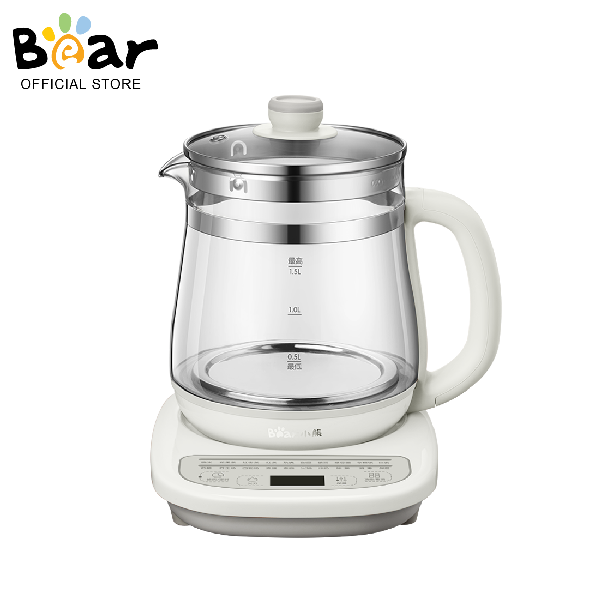 Bear Health Pot 1.5L 1000W | 24-Hour Timer | 40-90°C Keep Warm - Bear ...